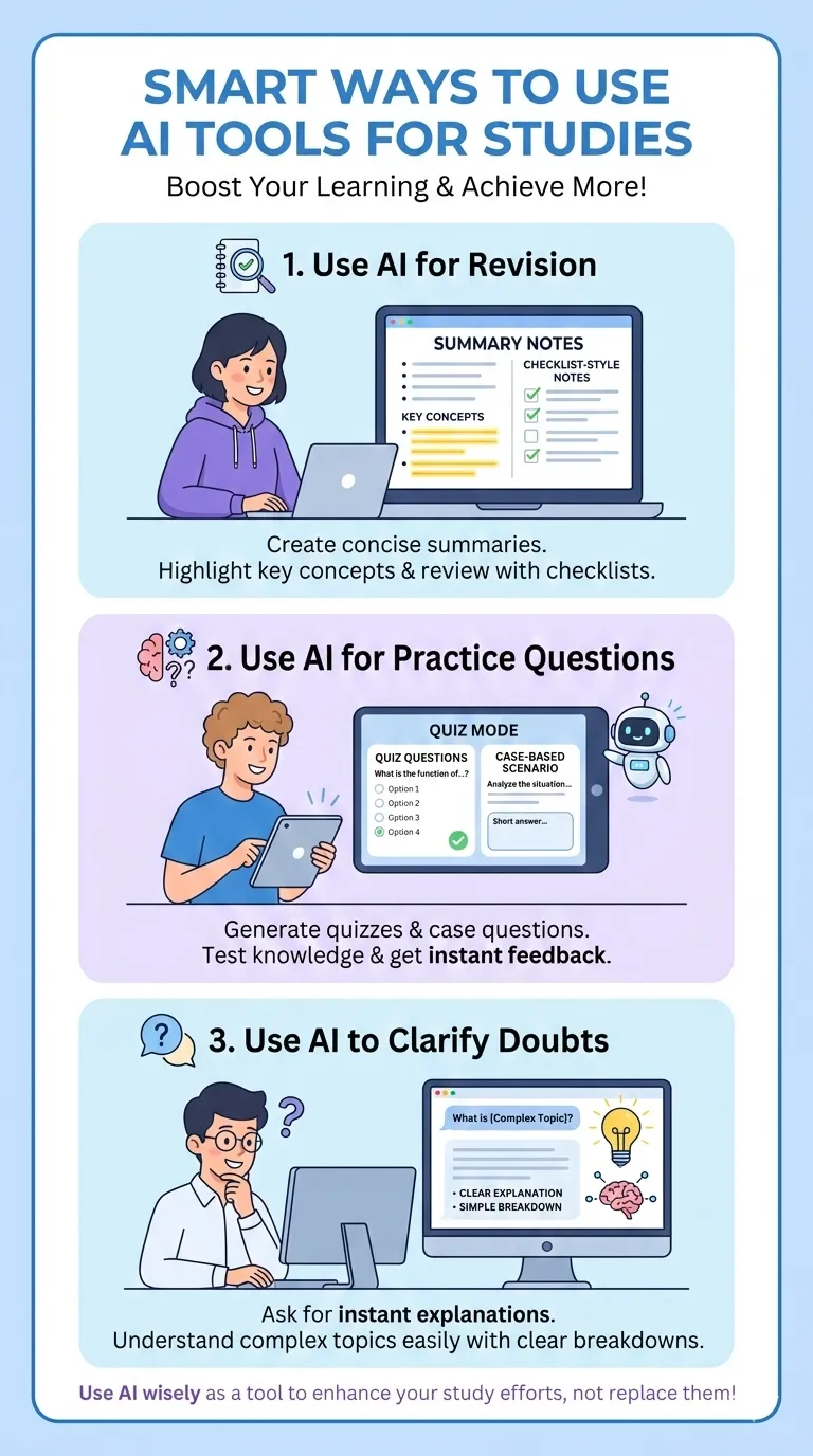 How Students Can Use AI Tools for Smarter Learning